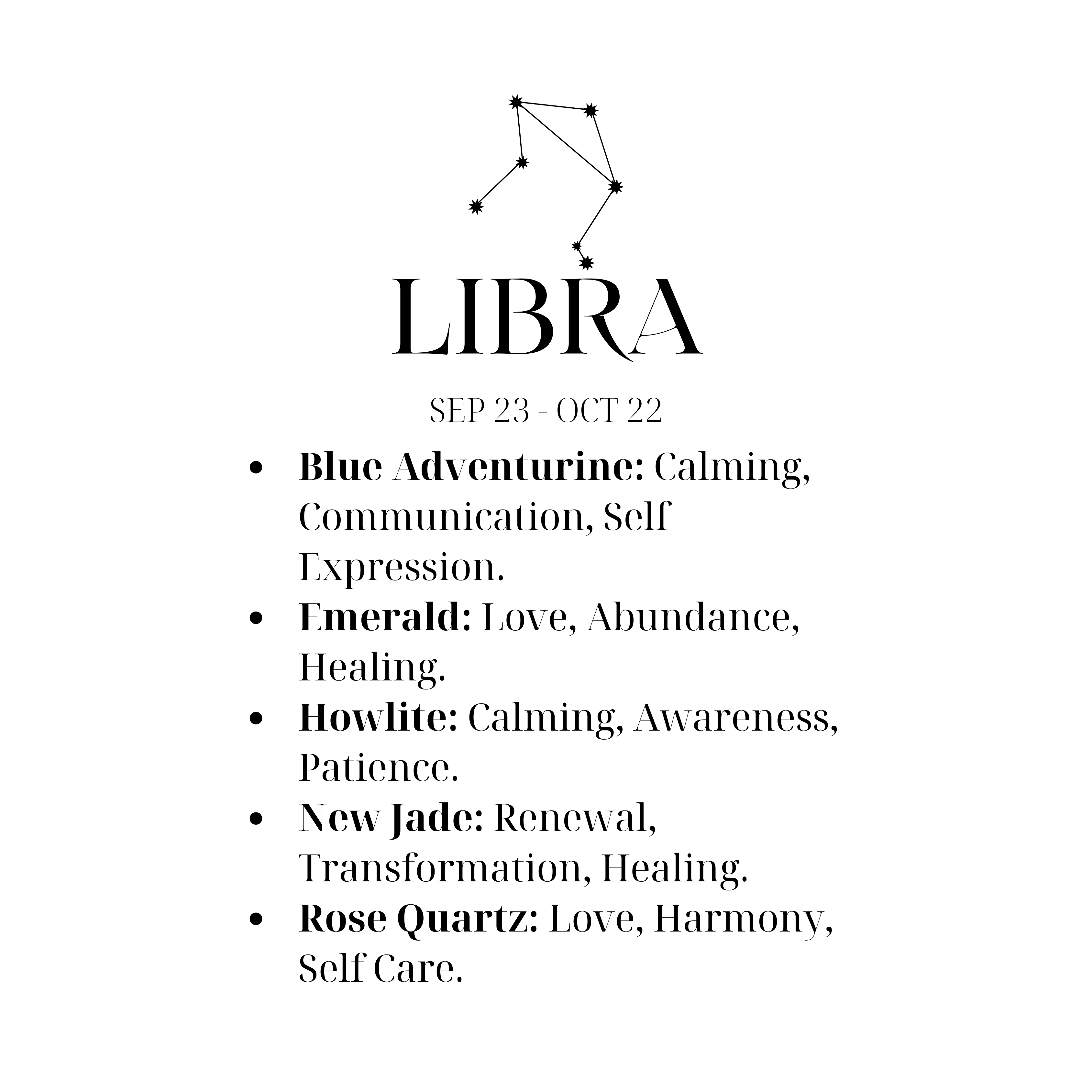 Libra Crystal Kit – The Crystal Collab AU